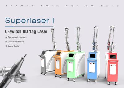 China 2500mj Q Switched ND Yag Laser 1064nm 532nm Tattoo Pigmentation Removal Machine for sale