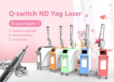 China 1064nm 532nm Q-Switch Nd Yag Laser Machine for Pigmentation Removal Freckle Removal for sale