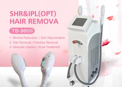 China Depilation OPT SHR Hair Removal Facial Rejuvenation Epilator Machine 3000W for sale
