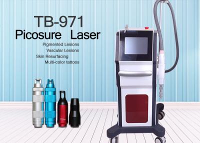 China 1064nm 755nm Picosecond Laser Tattoo Removal Instrument / Pigmentation Removal Machine for sale