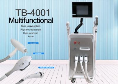 China Stationary Style 3 In 1 Laser Tattoo / Hair Removal Machine 1064nm Wavelength for sale