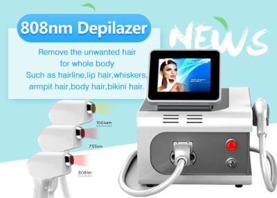 China Home 808 Diode Laser Hair Removal Machine / Permanent Hair Removal Equipment for sale