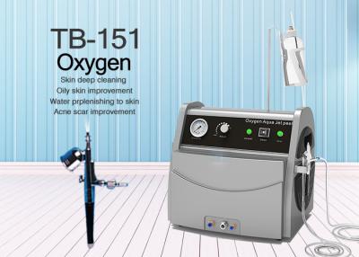 China 4 Bars Water Oxygen Silk Jet Peel Machine for Blackheads Removal / Skin Whitening for sale