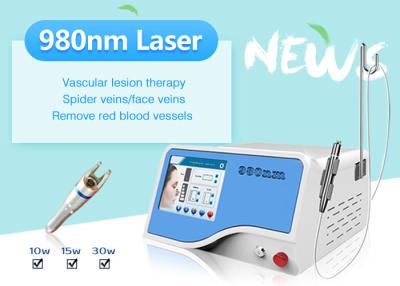 China 10W - 30W Hospital 980 nm Diode Laser Vascular / Spider Vein Removal Machine for sale