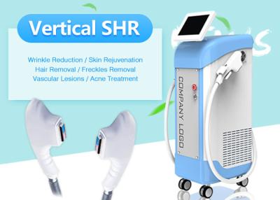 China Multifunction Beauty Hair Removal Skin Rejuvenation Machine SHR + E - light Two Handles for sale