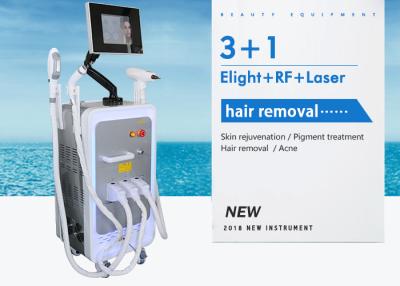 China Multi - function RF + ND Yag + E-Light + SHR Machine For Hair Reduction 100000 Shots for sale
