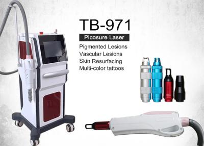 China Picosecond Nd Yag Laser Tattoo Removal Machine / Pico Laser Skin Rejuvenation Equipment for sale