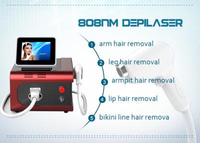 China Portable Lightsheer 808nm Diode Laser Body Hair Removal Machine 3 Wavelength for sale