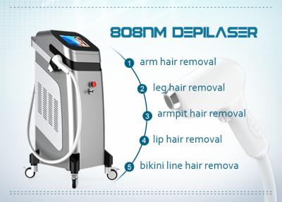China 600w Output Energy 808nm Diode Laser Hair Removal Device For Arm / Bikini Line for sale