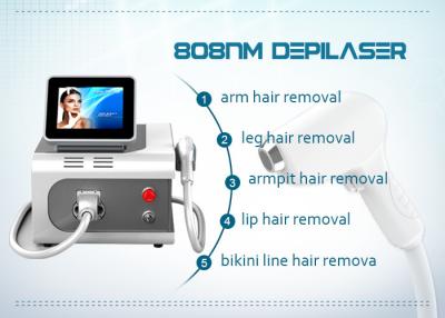 China Salon 808nm Diode Laser Hair Removal Laser Equipment / Pain Free Laser Hair Removal Machines for sale