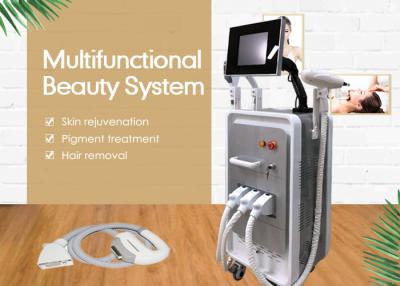 China Muntifunctional E-light IPL RF Nd Yag Machine For Hair or Tattoo Removal and Skin Rejuvenation for sale