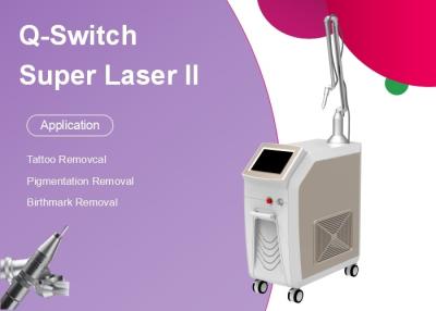 China 1 - 8mm Spot Size Q Switch Nd Yag Tattoo Removal Machine Water Cooling for sale