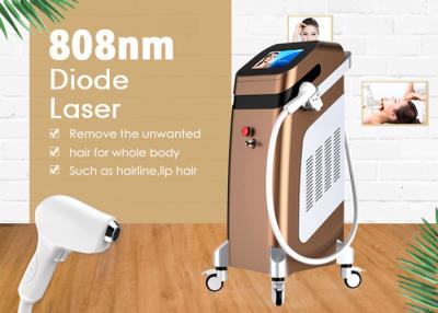 China 808nm Diode Laser Pain Free Hair Removal Waxing Machine Spot Size 12 * 20 mm for sale