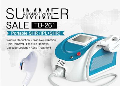 China Professional Portable SHR IPLl Laser Machine For Wrinkle And Hair Removal for sale