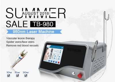 China Small 980 nm Diode Laser Spider Vein Removal Equipment Output Energy 30W for sale