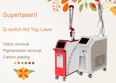 China Energy 2500mj Q Switch Nd Yag Laser For Tattoo Removal / Carbon Peel Machine for sale