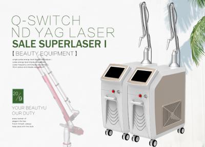 China 3 Wavelengths Treatment Of Tattoo Removal Q - Switch ND Yag Solid - State Laser for sale