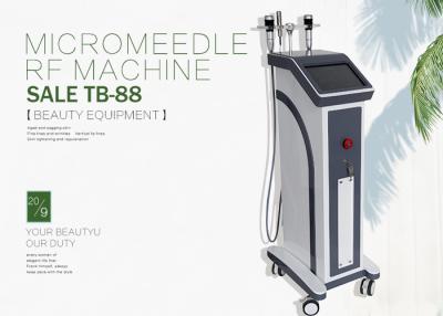 China 3 Handles Vertical 25 And 49 Pins Fractional RF Microneedle Machine For Wrinkle Removal for sale