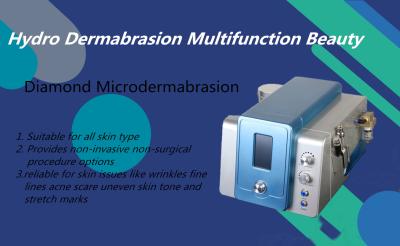China Multifunctional Oxygen Facial Hydro Diamond Microdermabrasion Machine For Skin Smooth for sale