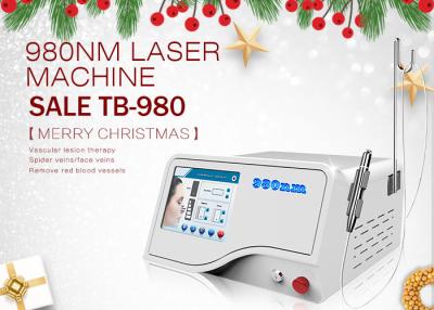 China Spa Effective 980nm Diode Laser Spider Vein Removal Machine With Air Cooling System for sale