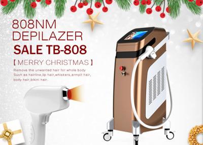 China 3 Wavelengths 808nm Diode Laser Permanent Hair Removal Machine 10.4 Inch Screen for sale