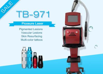 China 1 - 10HZ 532nm Picosure Nd Yag Laser Tattoo Removal Machine Water Cooling System for sale