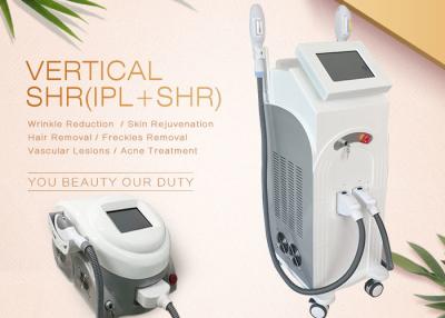 China Salon IPL SHR Hair Removal Machine 7 Filters Two Handles For Skin Care for sale