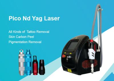 China 755nm Picolaser Nd Yag Tattoo Removal Machine , Carton Laser Peeling Beauty Spa Equipment for sale