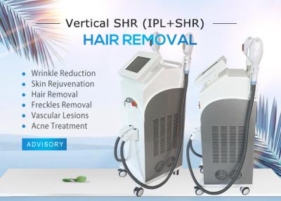 China Super 2 Handles IPL SHR Hair Removal Machine Sunburn / Age Pigment Removale for sale