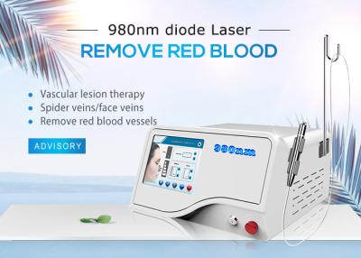China Pulse Width 1-100 ms Adjustable 980 nm Diode Laser Machine For Capillaries Removal Pain for sale