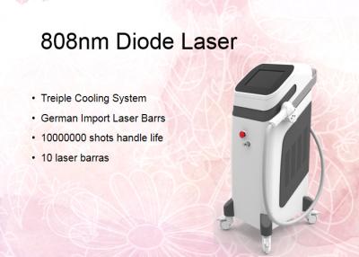 China Germany Bars 600w Permanent 808nm Diode Laser Hair Removal With Touch Control for sale