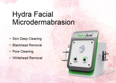 China Hydra Dermabarasion + Diamond Crystal Microdermabrasion Home Machines / Aqua Facial Peel Machine for sale