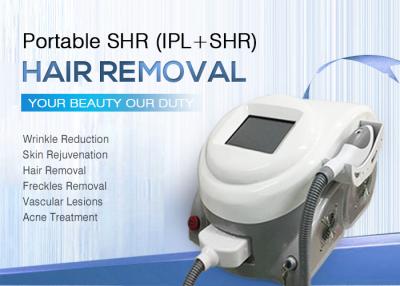 China Portable IPL Laser Hair Removal Machines SHR OPT System / Facial Rejuvenation Equipment for sale
