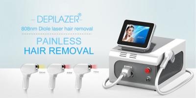 China Beauty Salon 808nm Diode Laser Hair Removal Device For Tanned Skin for sale