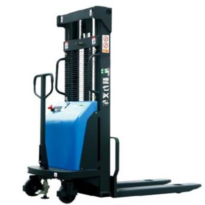 China 12V Semi Electric Pallet Stacker 1.5 Ton 2 Ton Loading PA Wheel 4m Lifting Height for sale