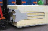 China Pulp Bale Clamp Forklift Attachment 1000-2200kg Capacity 490-2300mm Opening Range for sale