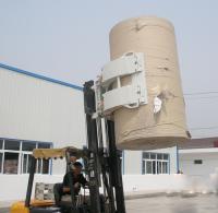 China Forklift Rotating Paper Roll Clamp 750mm Pad Size 1300kg Capacity for B2B Industrial Use for sale
