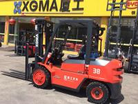 China XGMA 3.8 Ton Diesel Forklift Truck 3m Lifting Height CE Certified Wide View Mast for sale