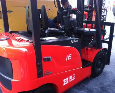 China XGMA CPD16 1.6 Ton Electric Forklift Truck 48V 420Ah Battery Fast Charging for sale