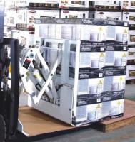 China CASCADE Pull Push Type Forklift Clamps 1200-1450mm Faceplate Width 1500-2500kg Capacity for sale