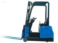 China AC Drive 3 Wheel Electric Forklift Truck 24V 240Ah Battery 800kg 1200kg for sale