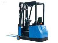 China AC Drive 3 Wheel Electric Forklift Truck 24V 240Ah Battery 800kg 1200kg for sale