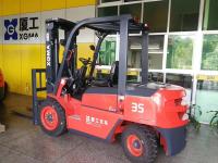 China 3.5 Ton Electric Forklift 80V 500Ah AC Battery Powered Industrial Forklift Truck for sale