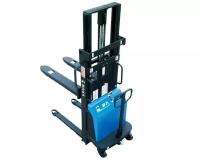 China 12V Semi Electric Pallet Stacker 1.5 Ton 2 Ton Loading PA Wheel 4m Lifting Height for sale