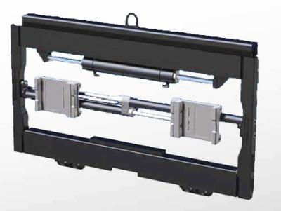 China Corrosion Resistant Forklift Fork Positioner , Side Shifting Fork Positioner With High Visibility for sale