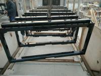 China Zinc Plated Fork Positioner 2500kg Capacity 600mm Load Center Forklift Attachment for sale