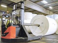 China Forklift Carpet Boom 2000-3600mm Arm Dia for Fabric Roll Custom Service for sale