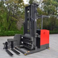China 1.5 Ton 3 Way Electric Pallet Stacker 48V Locked Rear Axle Narrow Aisle for sale