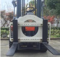 China Hydraulic Rotating Fork Forklift Attachment 1200mm Carriage Width Class 3 3500kg Capacity for sale