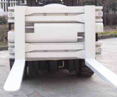 China Class 2 Forklift Truck Attachments 360 Degree Continuous Rotating Fork Clamp for sale